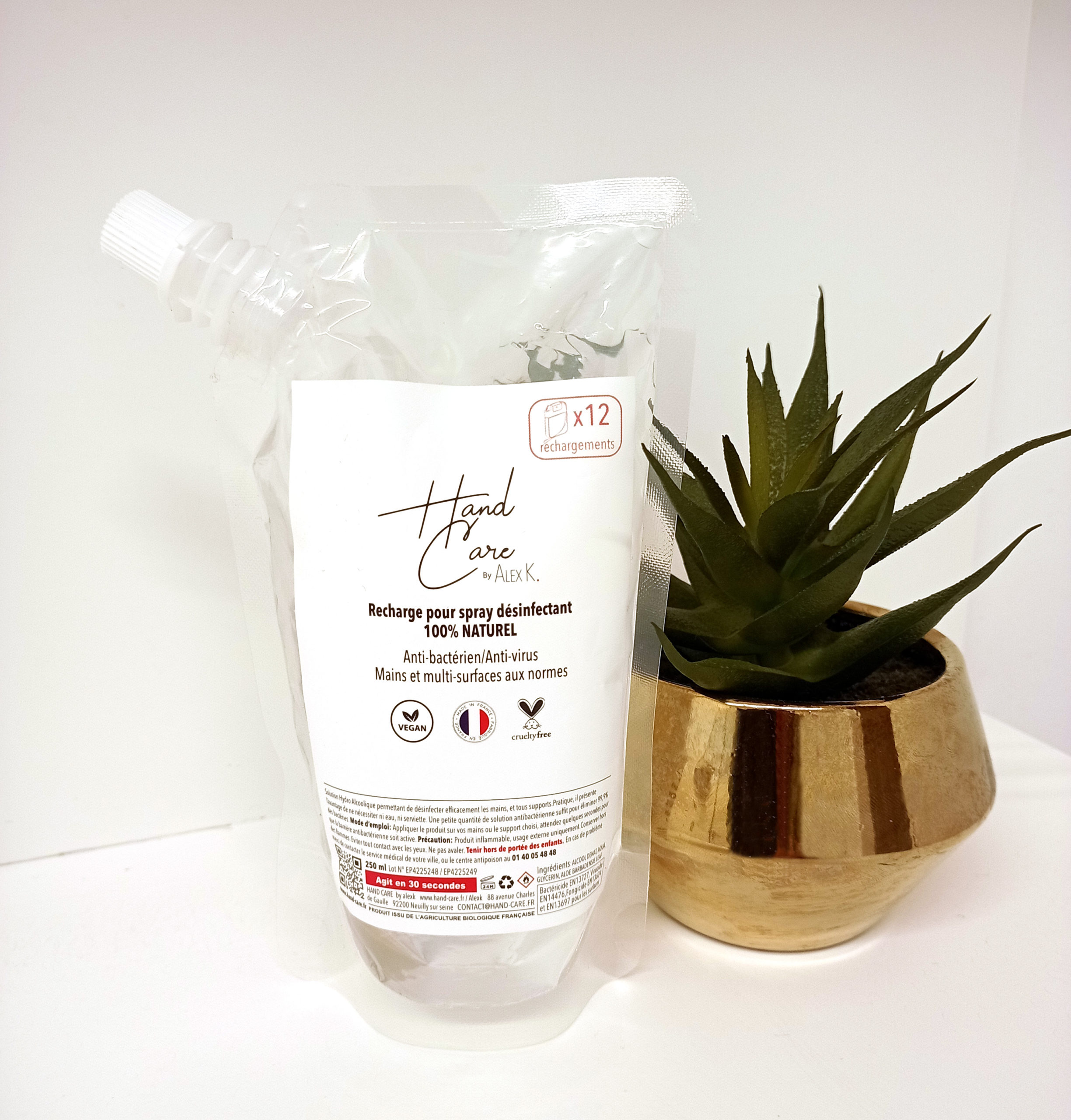 Solution désinfectante bio 100% naturelle